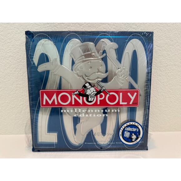 Hasbro | Games | Monopoly Millennium Edition Collectors Tin 200 Board ...